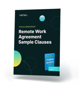 Remote Work Agreement Sample Clauses Download Form - Virtira
